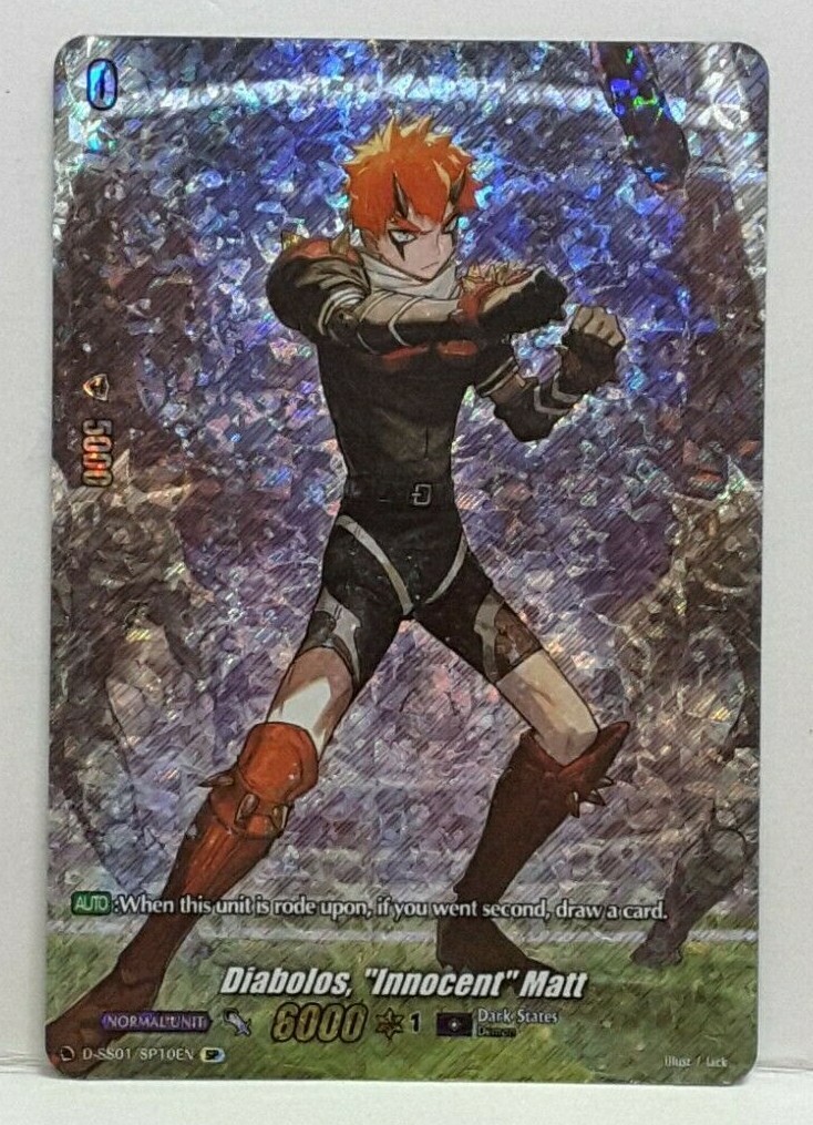 Cardfight Vanguard Diabolos, Innocent Matt D-SS01/SP10EN SP Dark States ...