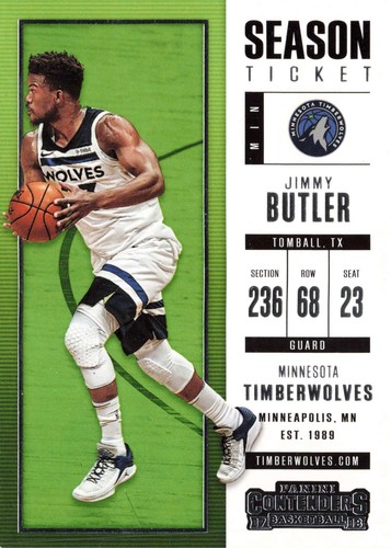 Jimmy Butler 2017 Panini Contenders #26 Minnesota Timberwolves | eBay