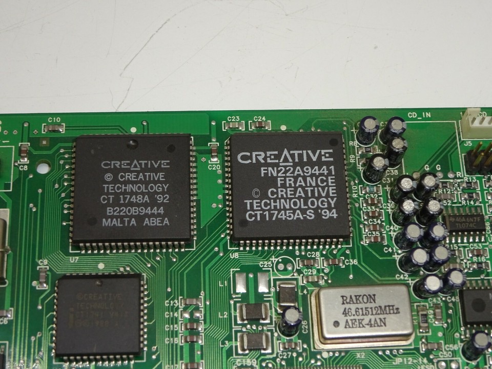 CREATIVE CT2230 SOUND BLASTER 16 MCD CSP SOUND KARTE ISA # GK7551 | eBay