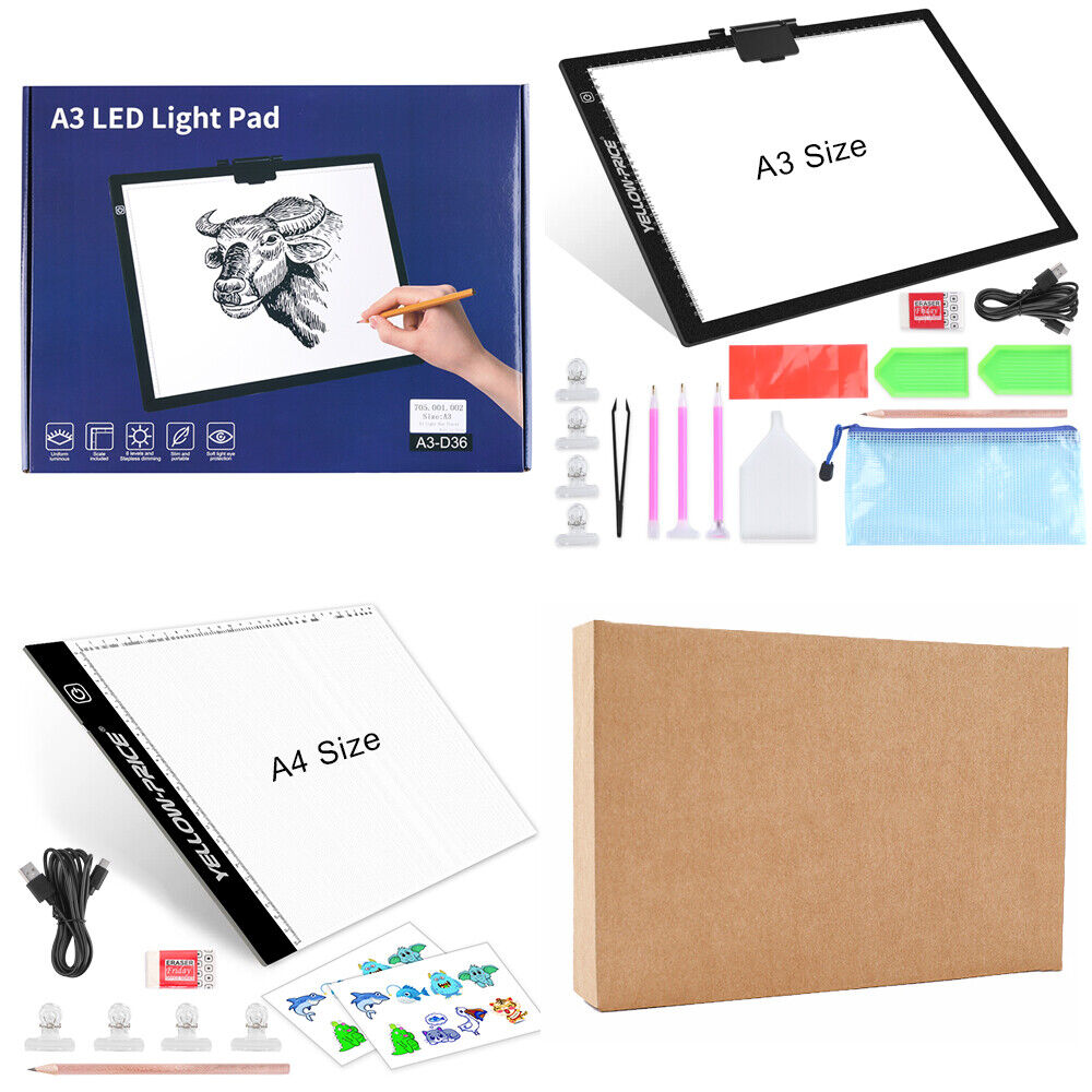 A4 Led Drawing Stencil Board Tracing Light Box Pad | Shelly Lighting