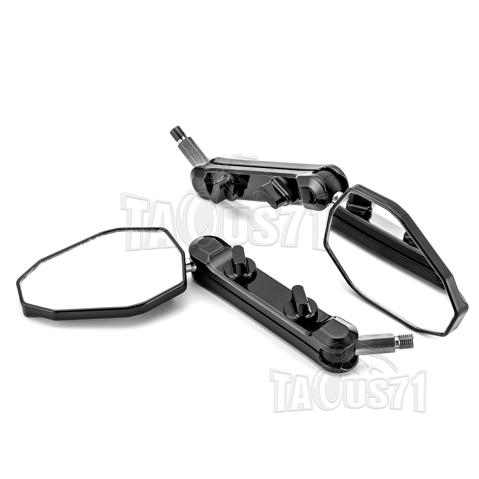 For 2020-2023 KTM 890 R Two Motorcycle Mirrors ADV w/6" Arm w/Ball ...