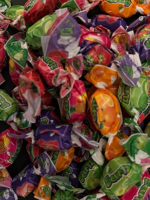 OGO Fruit Chews BULK Candy- Apple/Orange/Strawberry/Grape & More- 50 ...