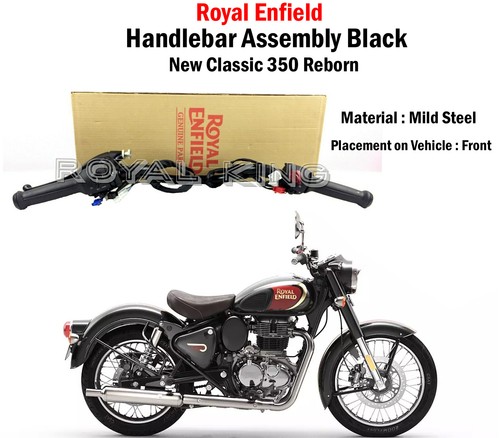 Royal Enfield "New Classic 350" Reborn "Handlebar Assembly Black" | eBay
