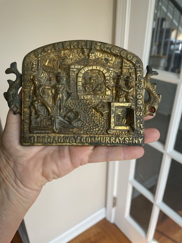 Silas C. Herring Salamander fireproof Safe plaque May 18 1852 RARE | eBay