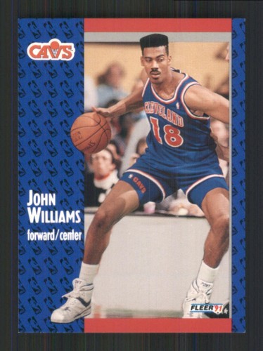 1991-92 Fleer #40 John Williams Cleveland Cavaliers 43575 | eBay