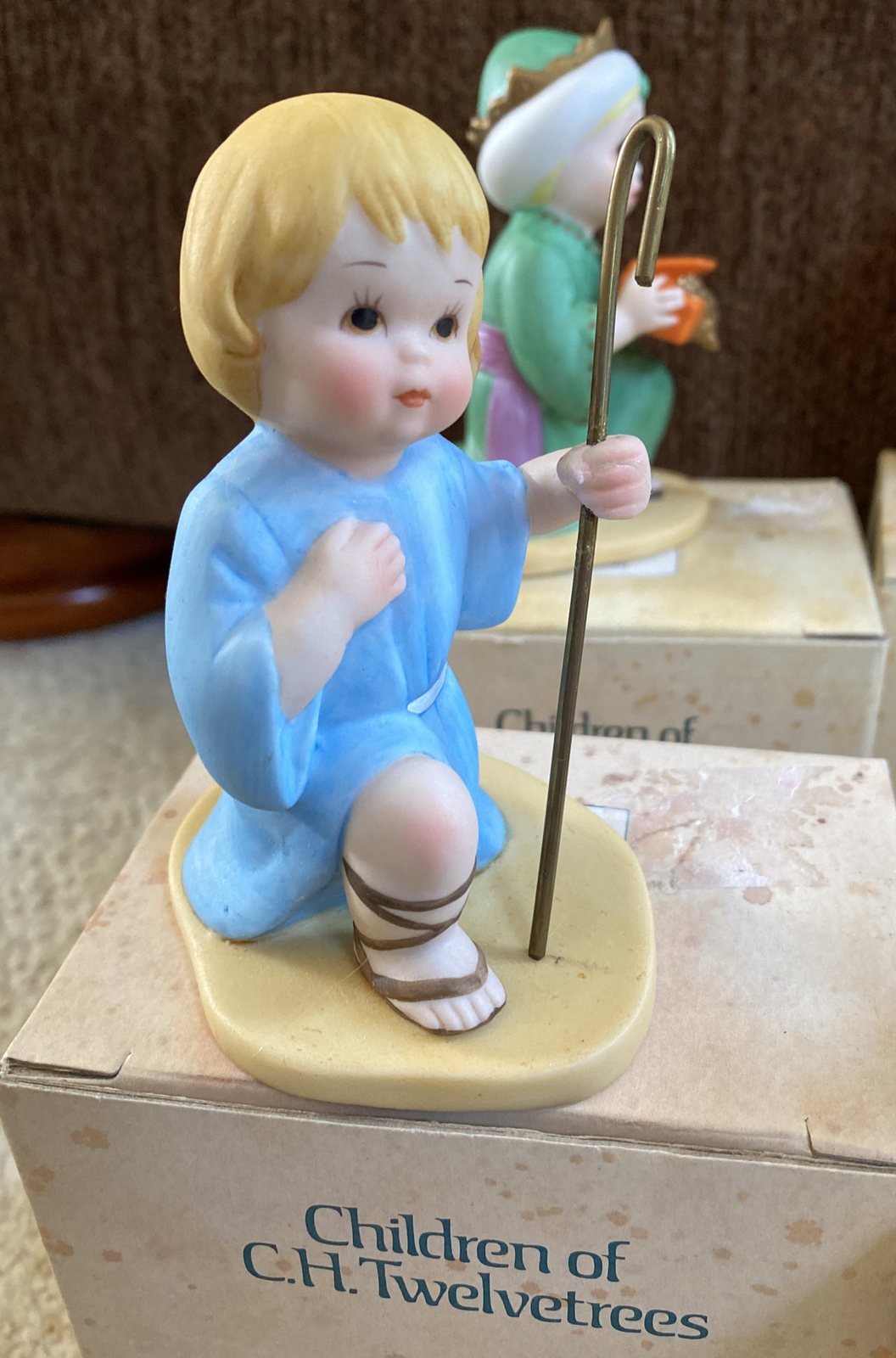 Vintage Children of C. H. Twelvetrees Porcelain Nativity Scene - 1987 ...