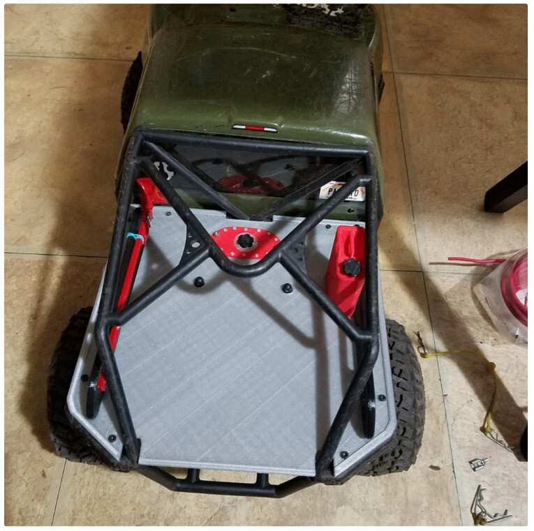 Rear Flatbed & Rail System upgrade for Axial SCX10 Honcho RC Crawler | eBay