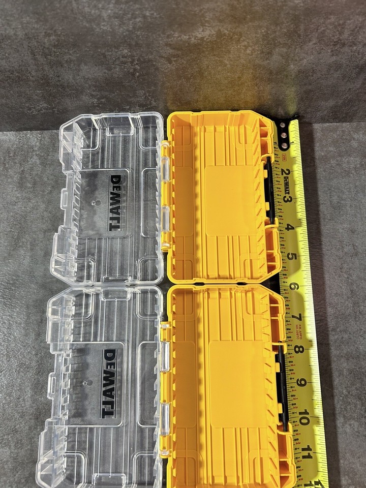 2 DEWALT Tough Case Drill Bit Tip Storage Organizer STACKABLE ...