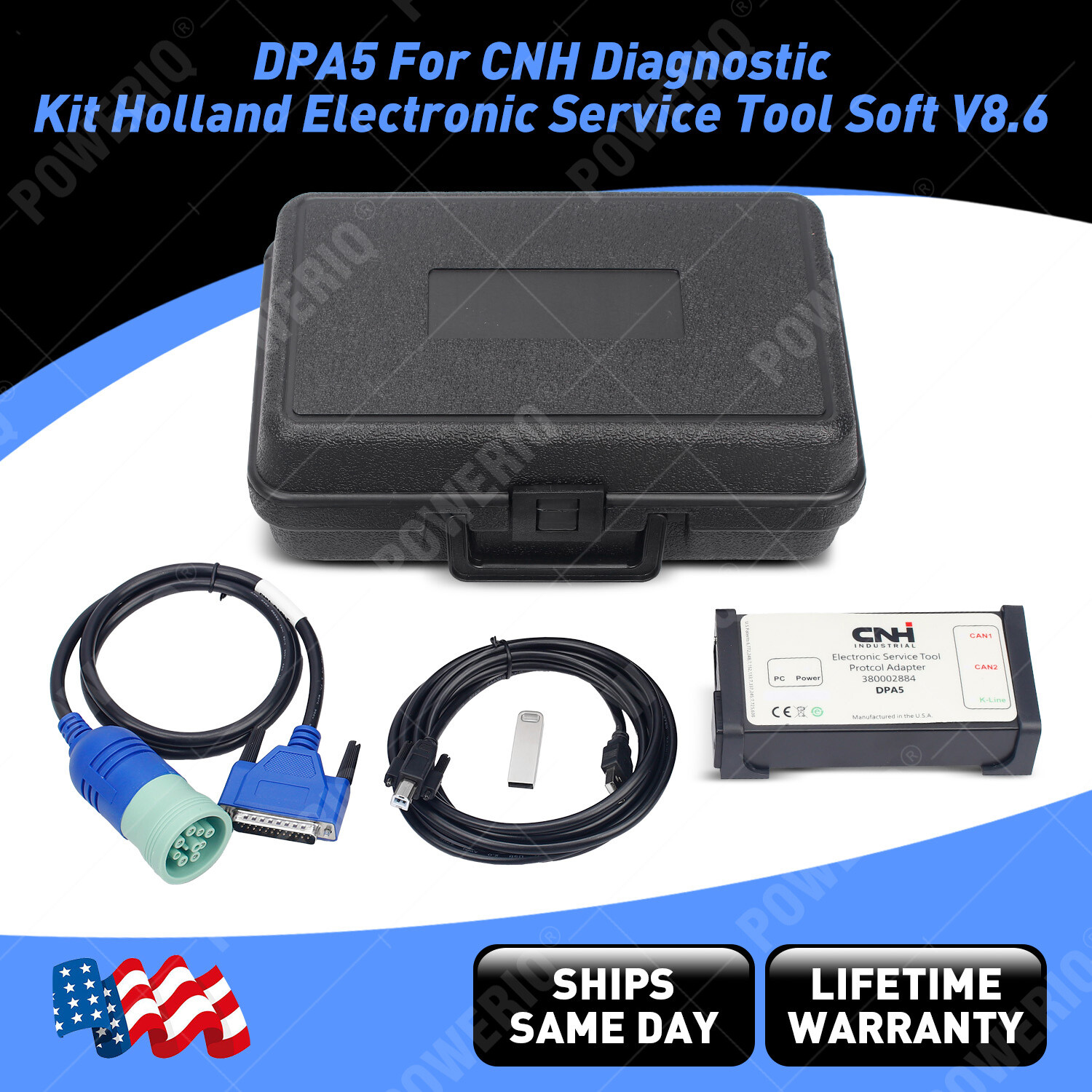 CNH DPA5 Diagnostic Kit CNH EST New Holland Electronic Service Tool V8 ...