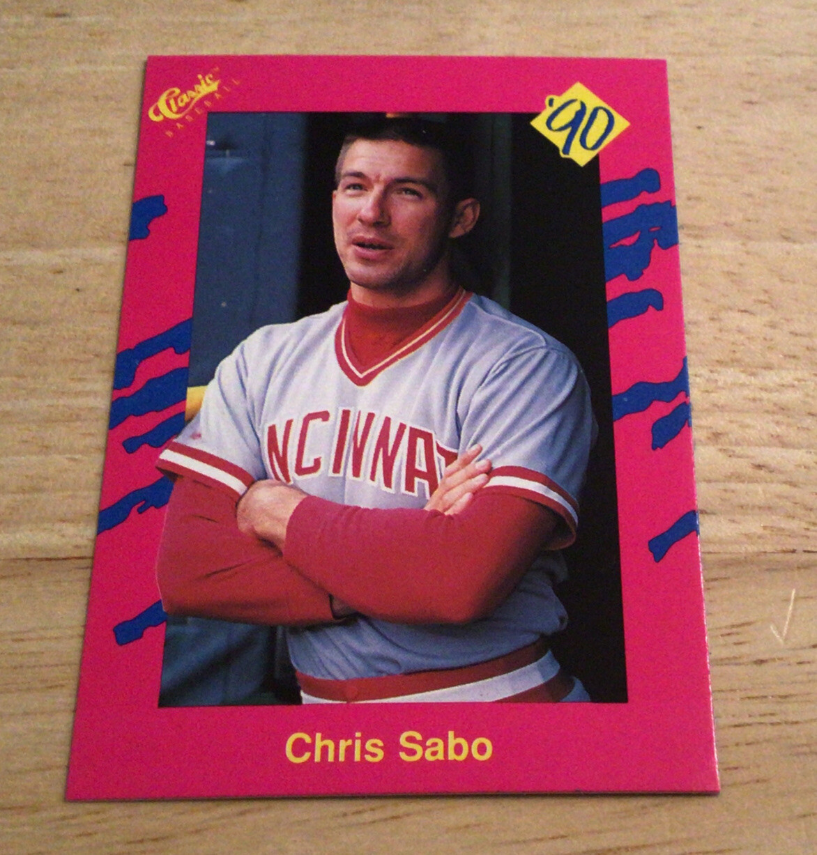 Chris Sabo 1990 Classic Update Pink # T43 | eBay