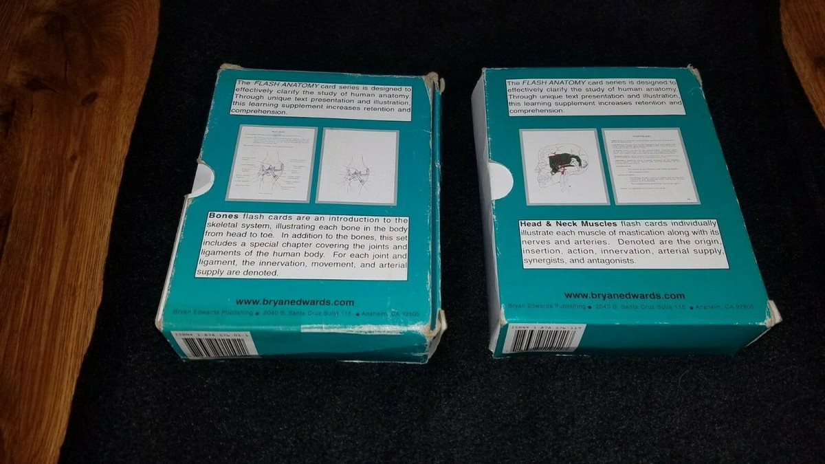 Head And Neck Anatomy Flash Cards