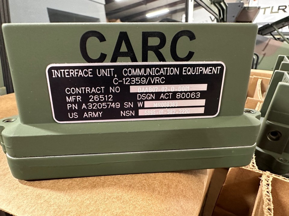 VIC-3 INTERCOM KIT NOS 5 CREW MCS FCCS HMMWV HUMVEE LMTV M1068 M998 ...