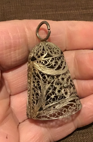 SMALL FILIGREE BELL ORNAMENT - 5CM HEIGHT. | eBay UK