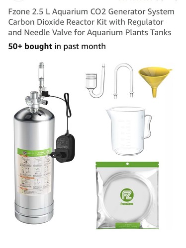 FZONE 2.5 L Aquarium CO2 Generator System Carbon Dioxide Reactor Kit | eBay