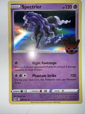 Pokémon TCG Spectrier Trick or Trade Booster 2023 081/196 Holo Rare. | eBay