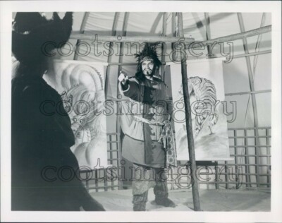 Actor Raymond Bramley as Genghis Khan You Are There TV Press Photo | eBay