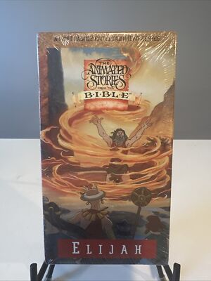 The Animated Stories From The Bible Elijah VHS Tape 1993 Nest ...