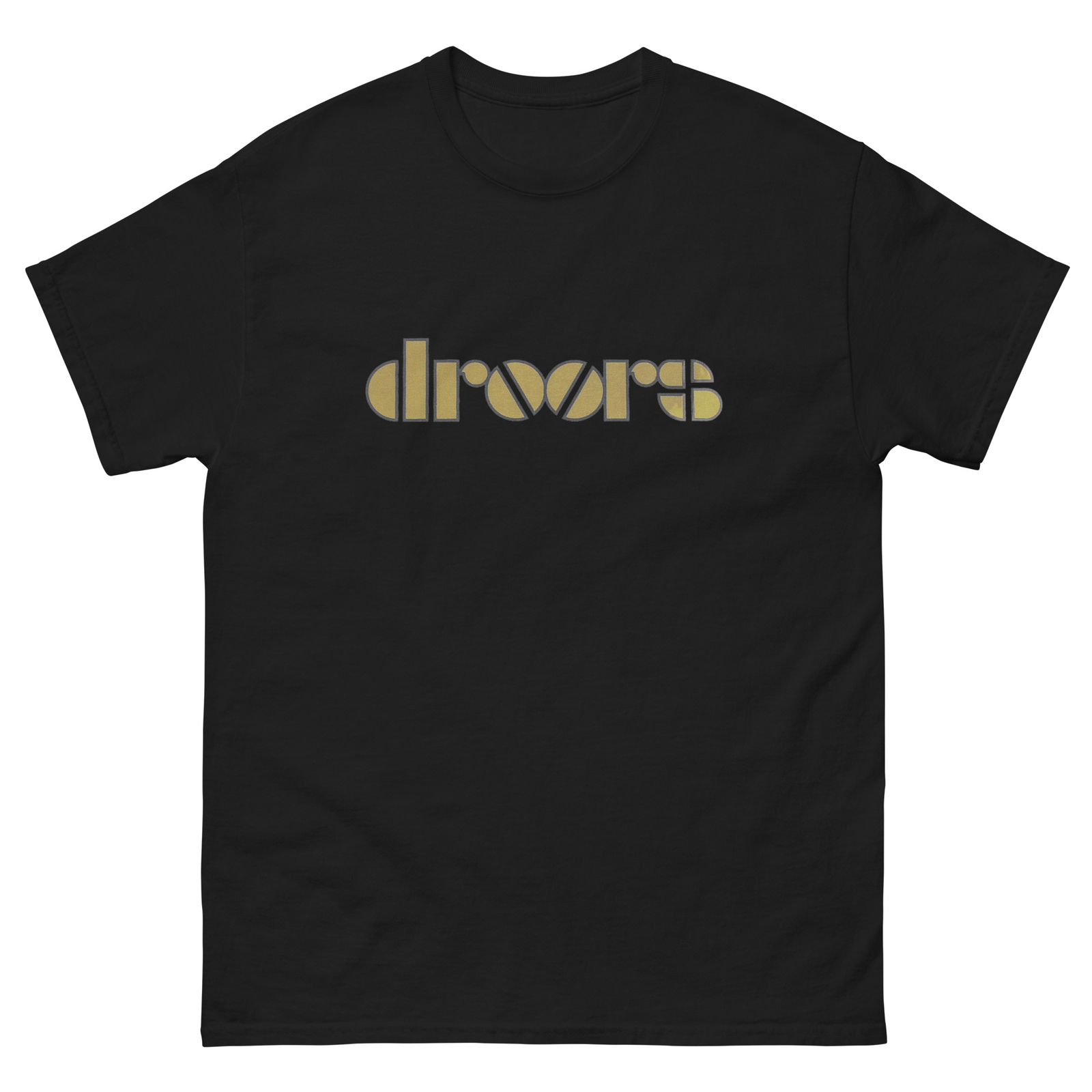 DROORS SKATE GOLD WRITING VINTAGE SKATEBOARDING GRAFIC T SHIRT | eBay UK