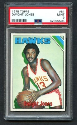 1975 Topps Basketball DWIGHT JONES #81 PSA 9 MINT Atlanta Hawks | eBay