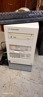 Vintage Packard Bell Executive S605 Tower Works Needs Hard Drive ...