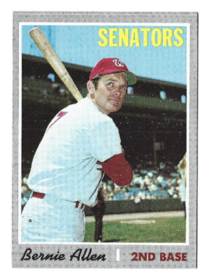 BERNIE ALLEN 1970 Topps Baseball # 577 Washington Senators NM - MT | eBay
