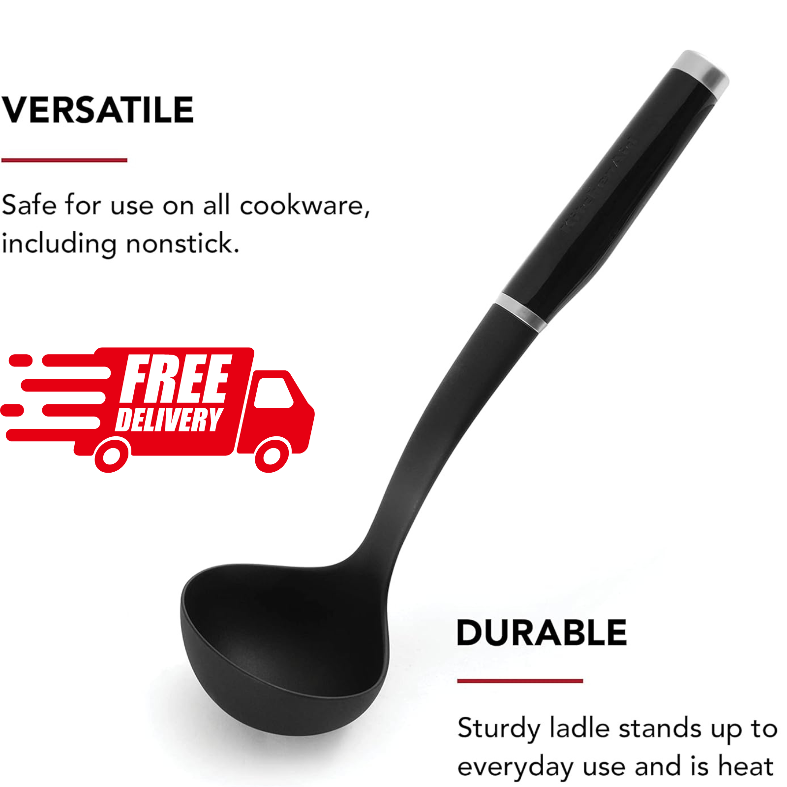 KitchenAid Classic Soup Ladle, One Size, Black | eBay