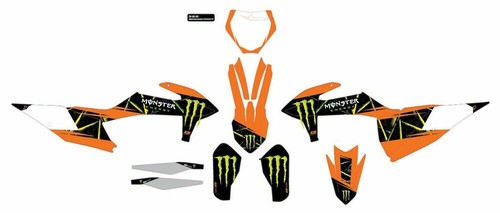 D'Cor Visuals Cmplt Kit Monster Energy Slash White Bg | 20-30-131 | eBay