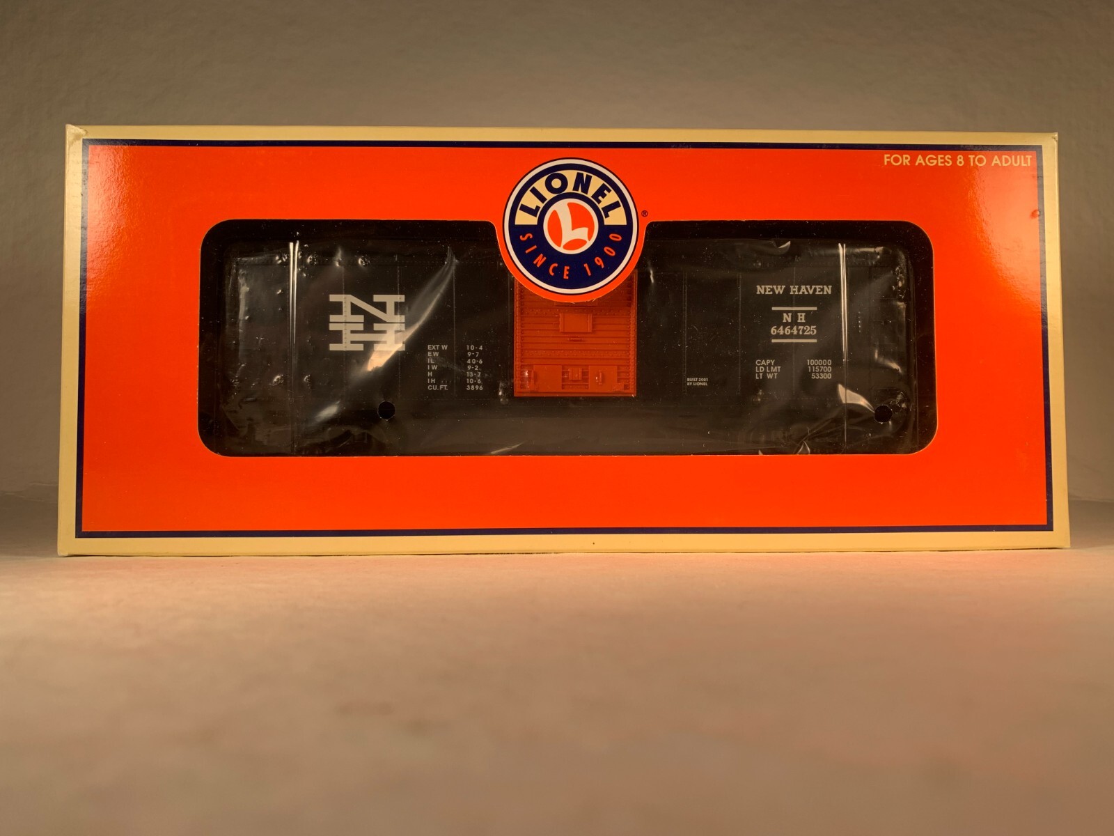 LIONEL 6-39204, SERIES X 6464 NEW HAVEN BOX CAR #6464725, NIB (2001) | eBay