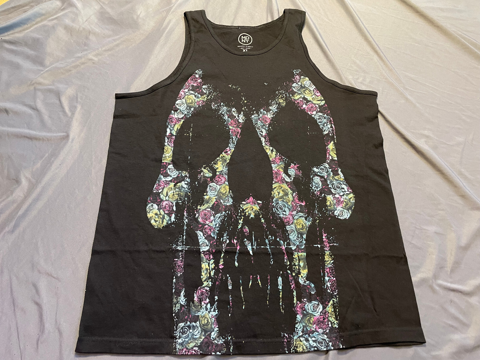 Deftones S/T Flower Rose Skull Tank Top XL Official Nu-Metal Alt ...