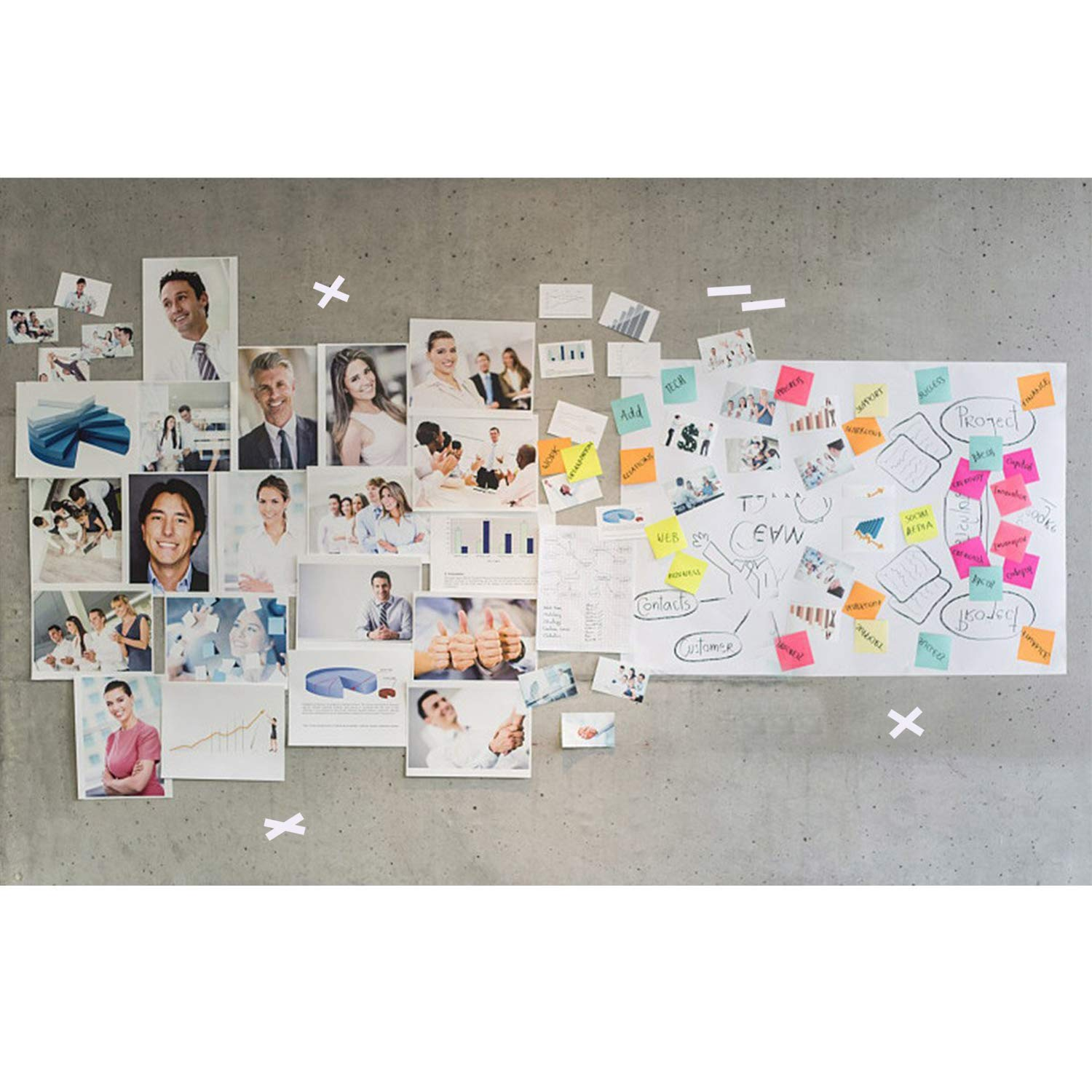 4 Rolls Double-Sided Tape Adhesive Sticky Tapes for Scrapbooking ...