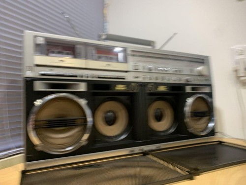 SHARP GF-909 THE SEARCHER-W Vintage Boombox Cassette and Radio | eBay