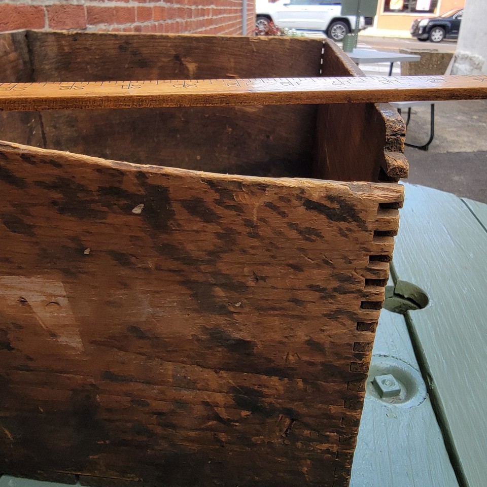 Antique Wooden Shipping Crate Box Carbola Chemical Co Advertising ...