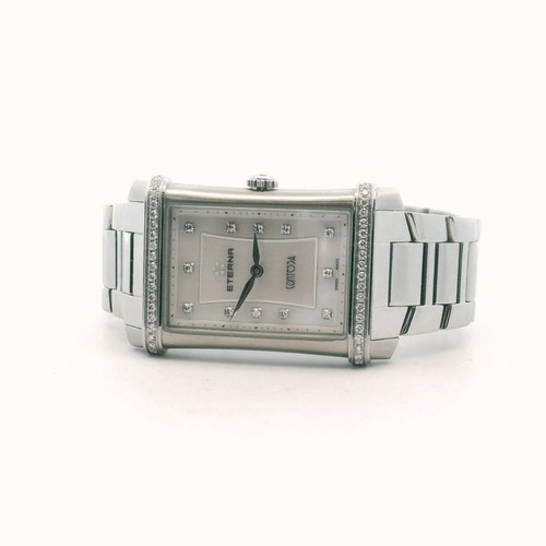 Eterna Contessa Stainless Steel Diamond Quartz Watch | eBay