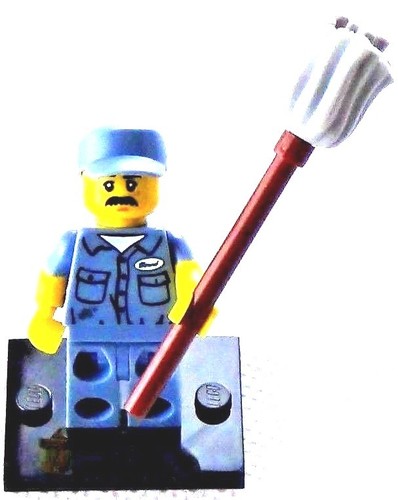 LEGO Minifigures Series 15 71011 Janitor Mini Figure Building Blocks ...