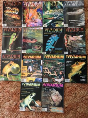 Vivarium Magazine Pet Snake Lizard Reptile Herpetology Husbandry | eBay