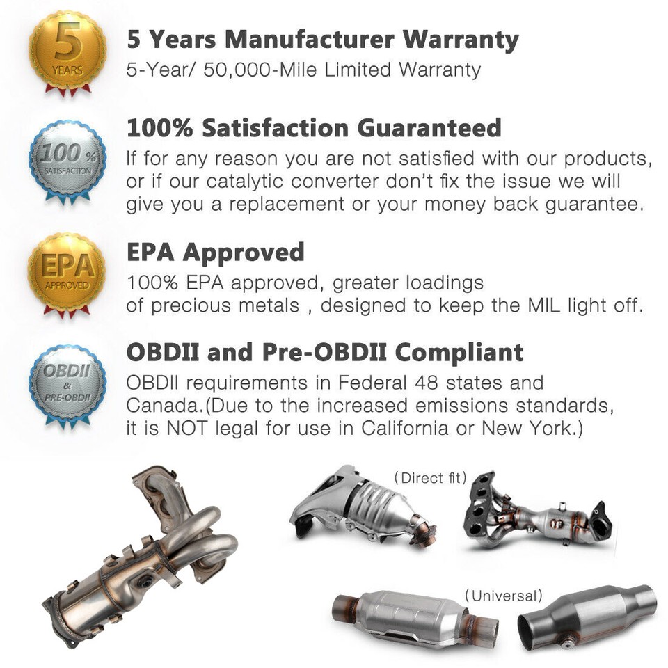 Catalytic Converter for 2005-2018 Nissan Frontier Pathfinder Xterra ...
