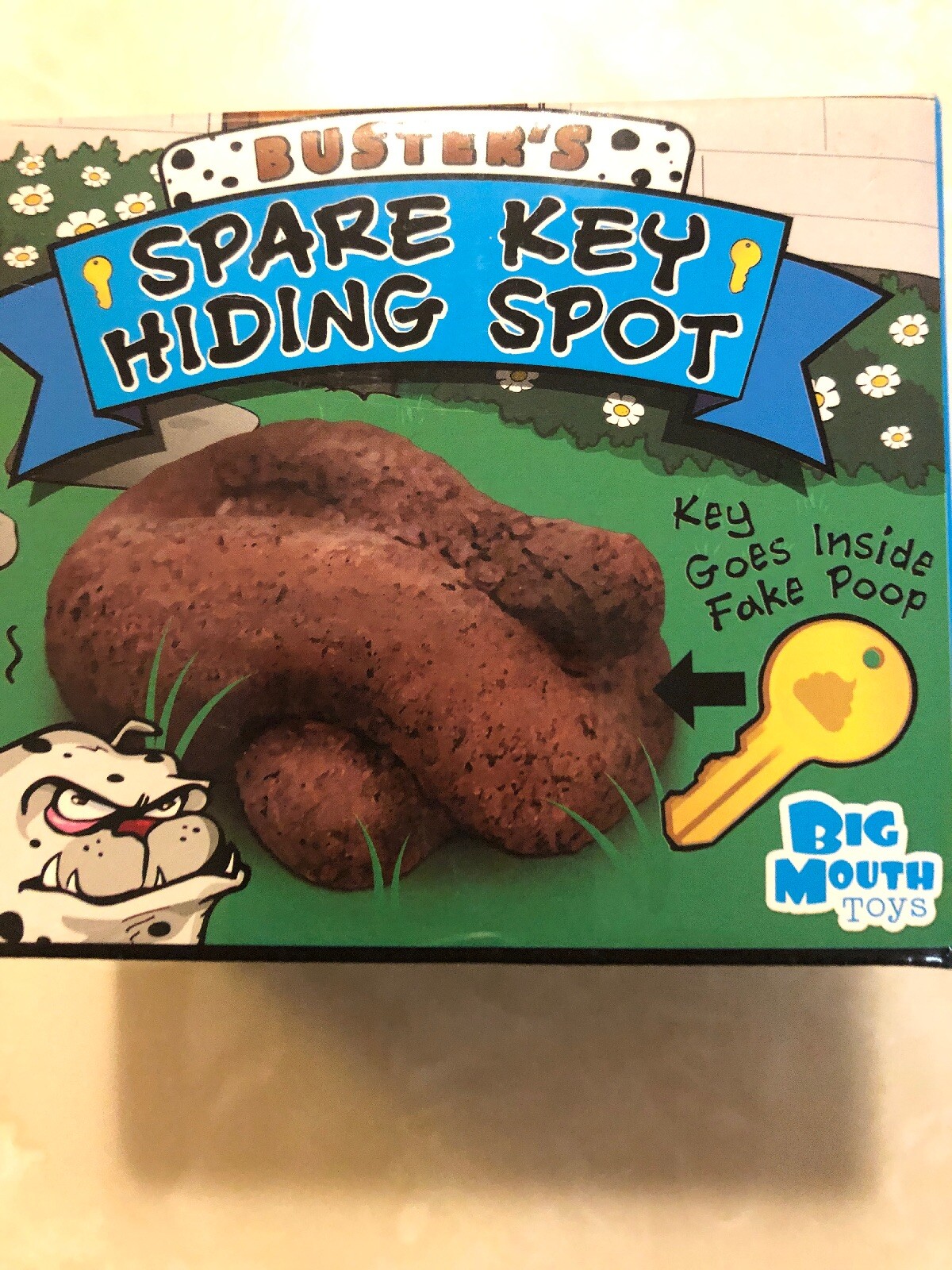 Buster’s Spare Key Hiding Spot - Poop Poo Turd Dog Crap - BigMouth | eBay