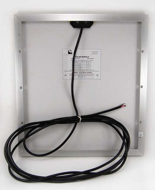 GSE 12V Framed Solar 12 Watt 12 Volt Panel Module 33012-O Model GSE-12 ...