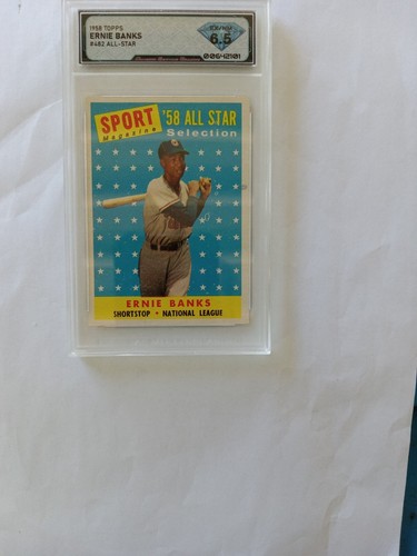 1958 Topps - Sport Magazine '58 All Star Selection #482 Ernie Banks mt ...