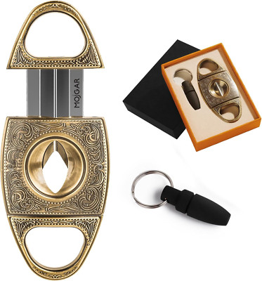 Cigar Cutter Guillotine Precision Cigar Draw Enhancer Tool, Sharp Blade ...
