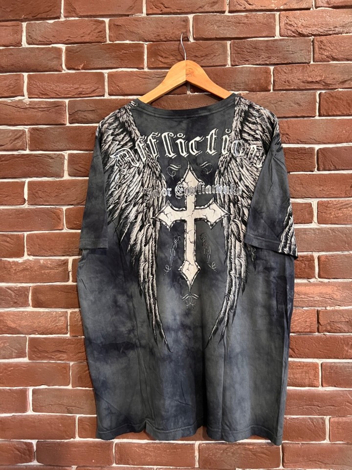 Rare Affliction Eagle Skull Fedor Emelianenko USA OVP Tee XXL ...