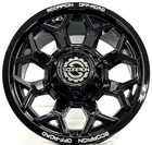 17” Gloss Black Milled Scorpion Defender Wheels fits Ford F150 Raptor ...