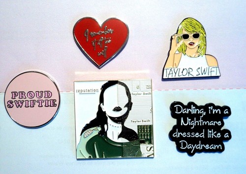 1x Taylor Swift Enamel Metal Pins Brooches Badge Lapel Souvenir Music ...