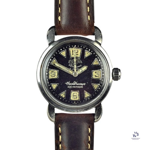 Enicar 100 Fathoms Healthways Dive Watch - c.1955 | eBay