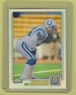 2001 Topps Chrome Football Refractor Rob Morris Colts #853/999 READ | eBay