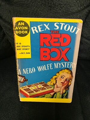 Rex Stout - The Red Box - Avon #82 - 1946 - Nero Wolfe- Great Cover ...