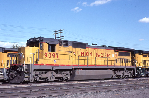 Union Pacific C40-8 # 9097 ( ex CNW # 8550 ) @ Nampa, ID 9/27/1999 | eBay