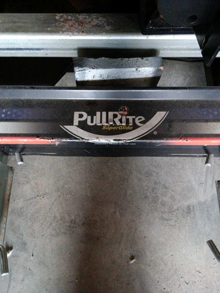 PullRite 4100 SuperGlide Fifth Wheel Trailer Hitch 16000 lb Weight ...
