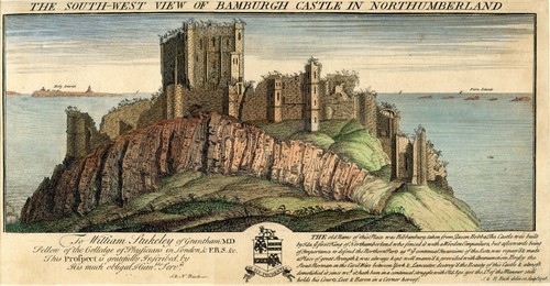 SAMUEL & NATHANIEL BUCK SET OF THREE ORIGINAL ca 1720's HAND-COLORED ...