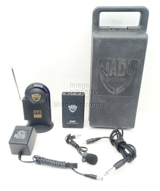 Nady Model DKW-1 VHF Lavalier Microphone LAV Mic Working for sale ...